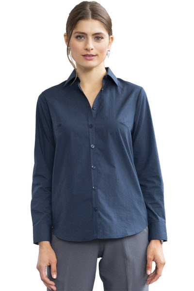 ED5354 Women's Essential Broadcloth Blouse.